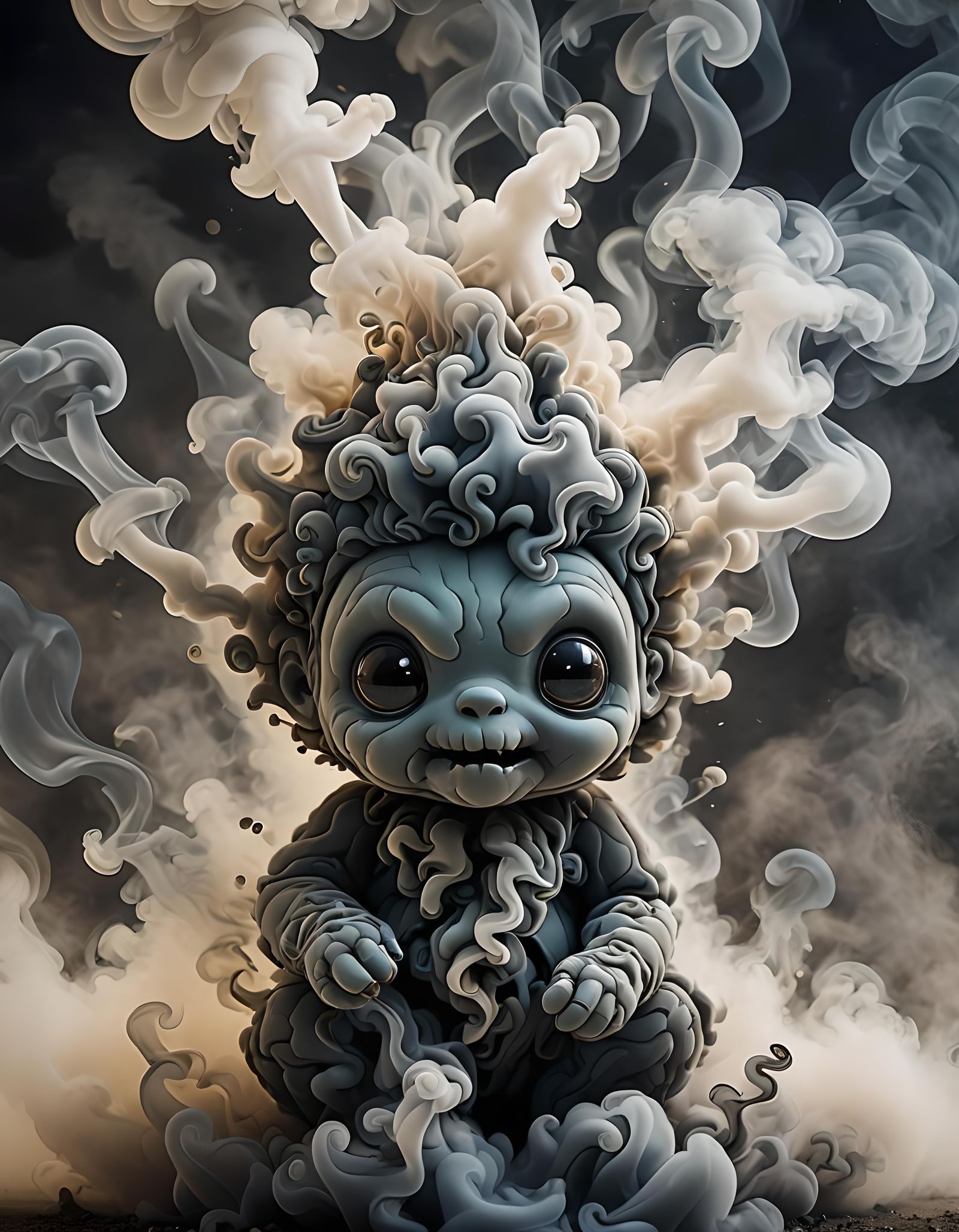Smoke elemental - AI Generated Artwork - NightCafe Creator