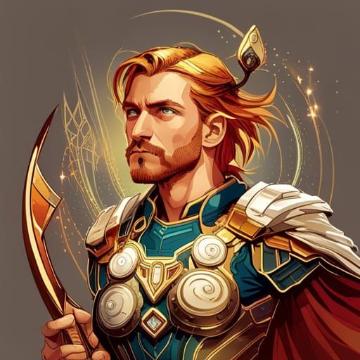 Cybernatic steampunk Thor - AI Generated Artwork - NightCafe Creator