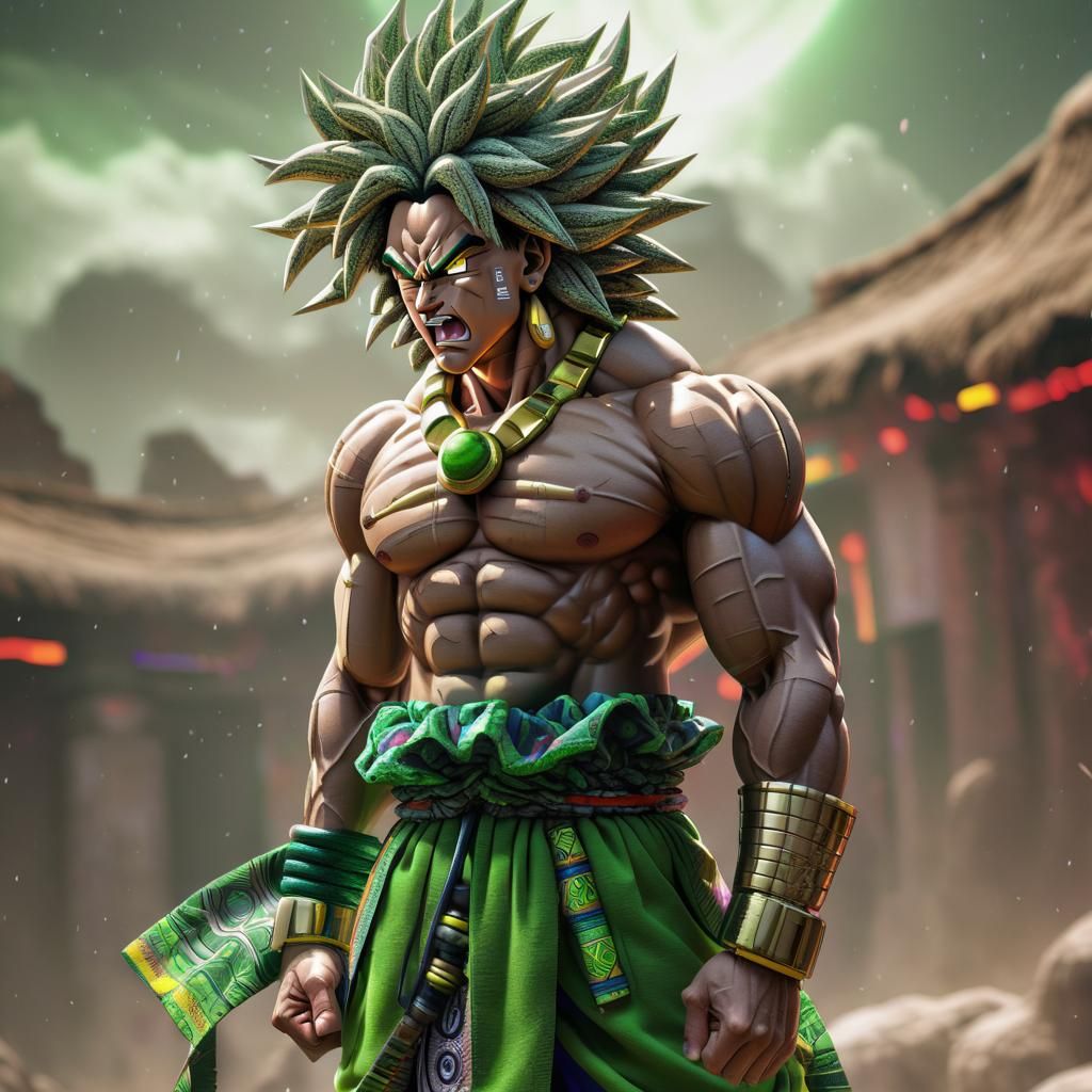 Broly - AI Generated Artwork - NightCafe Creator