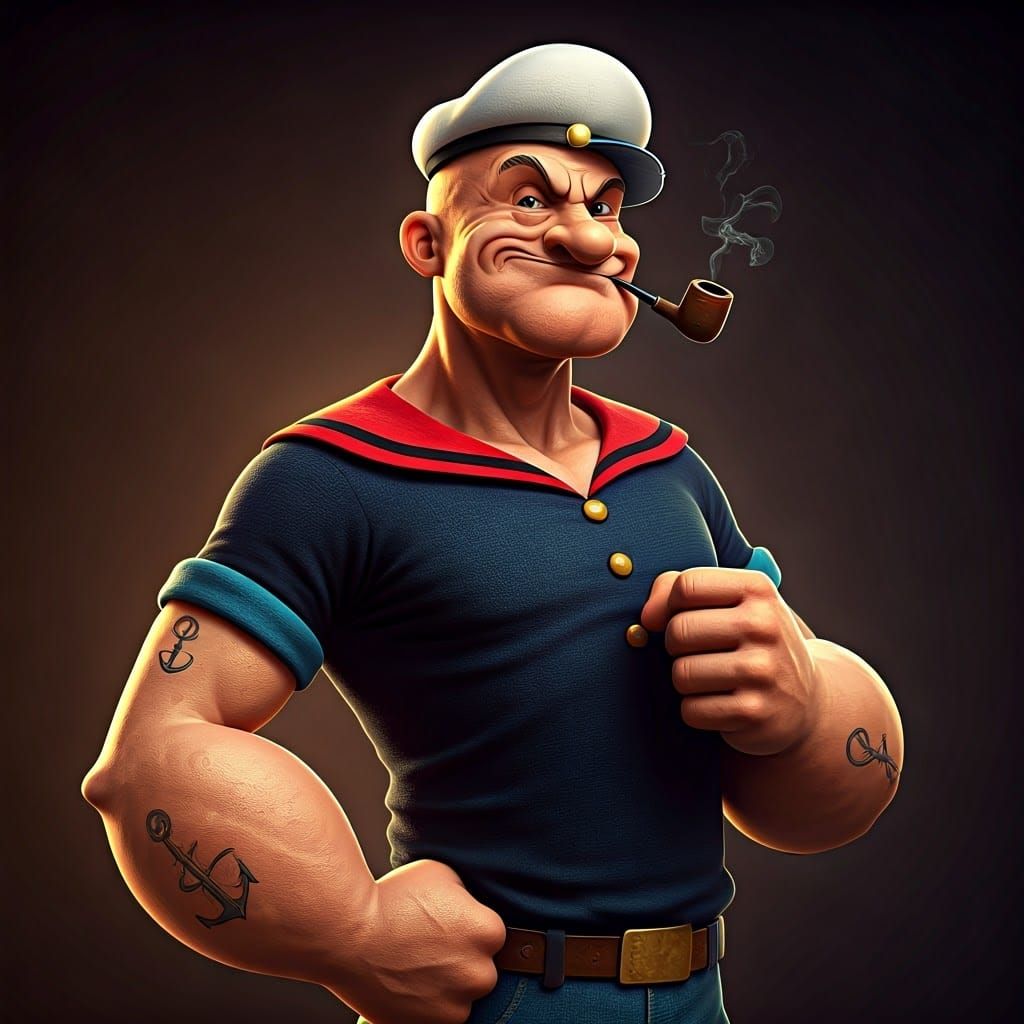 Real Life Popeye the Sailor Man - Real Life Popeye the Sailo...
