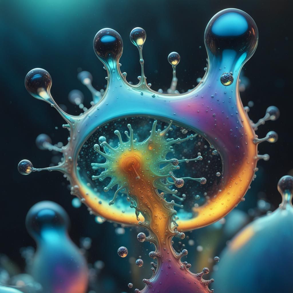Reproducing Amoeba. - AI Generated Artwork - NightCafe Creator