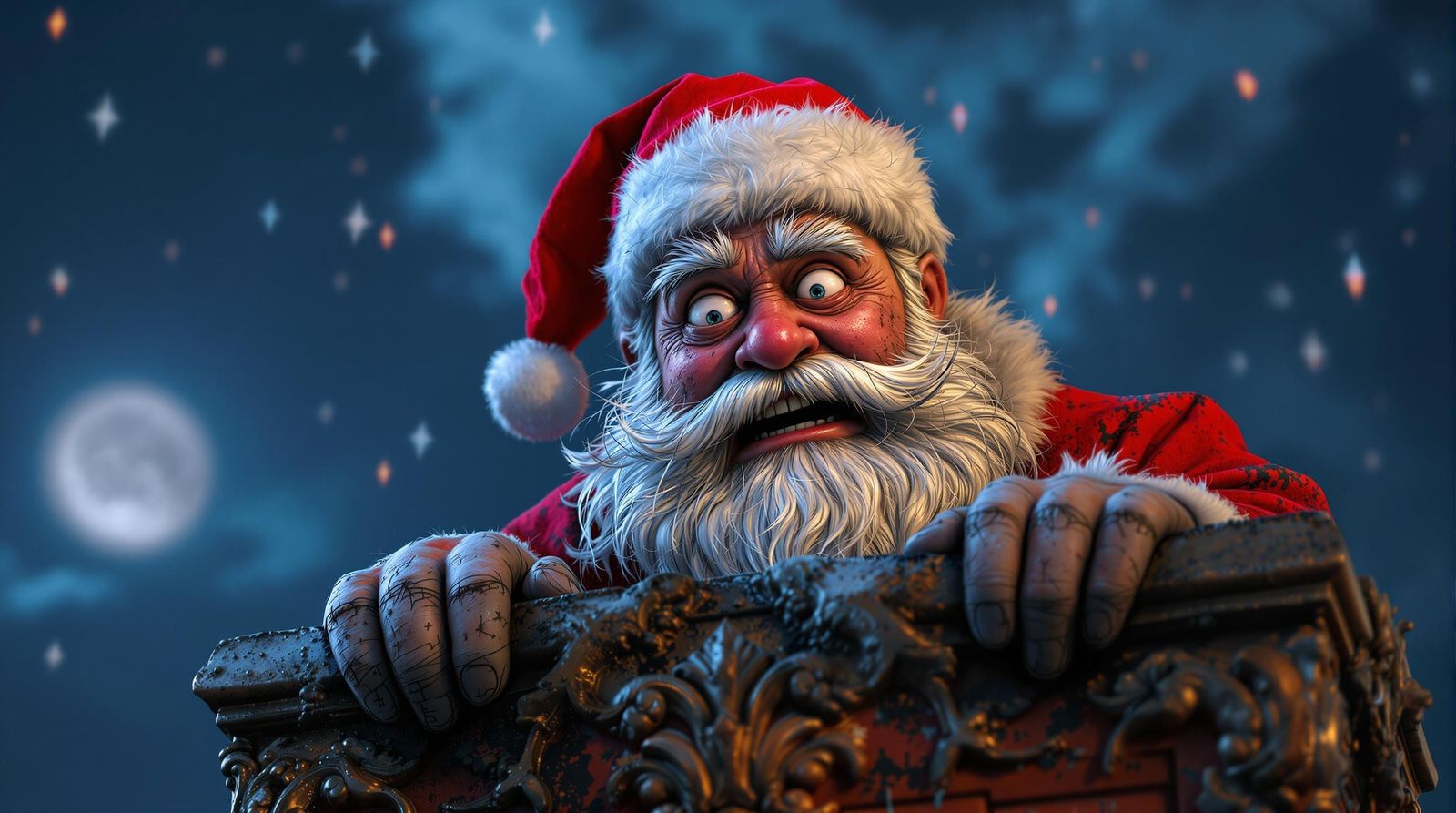 Santa Claustrophobic - Trapped Santa Claus in High-Definitio...