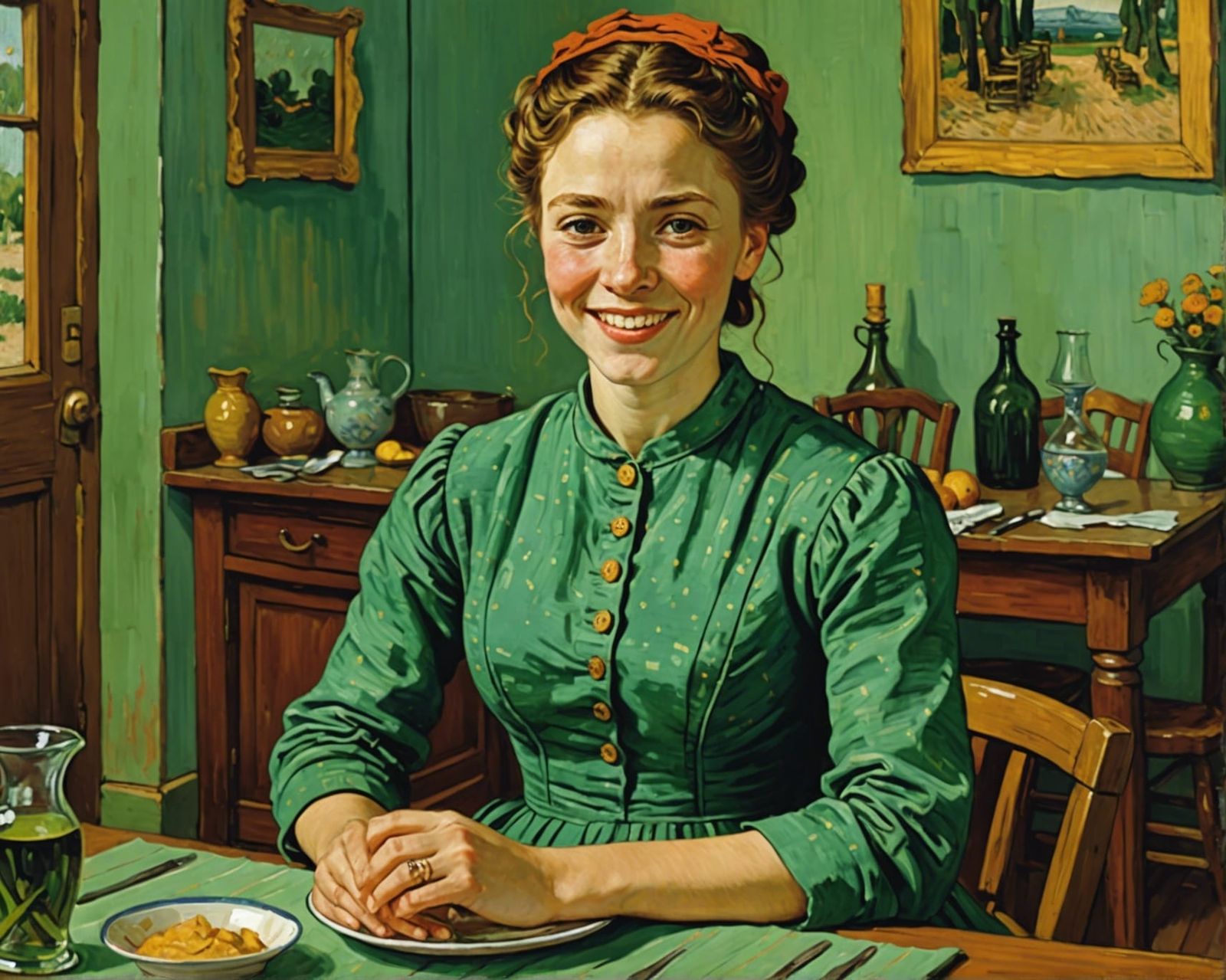 Happy that it's finally lunch time after a long morning working in the ...