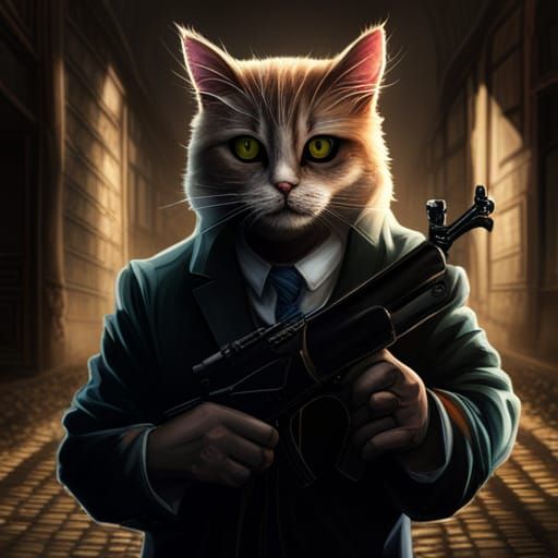 Kitty mob - AI Generated Artwork - NightCafe Creator