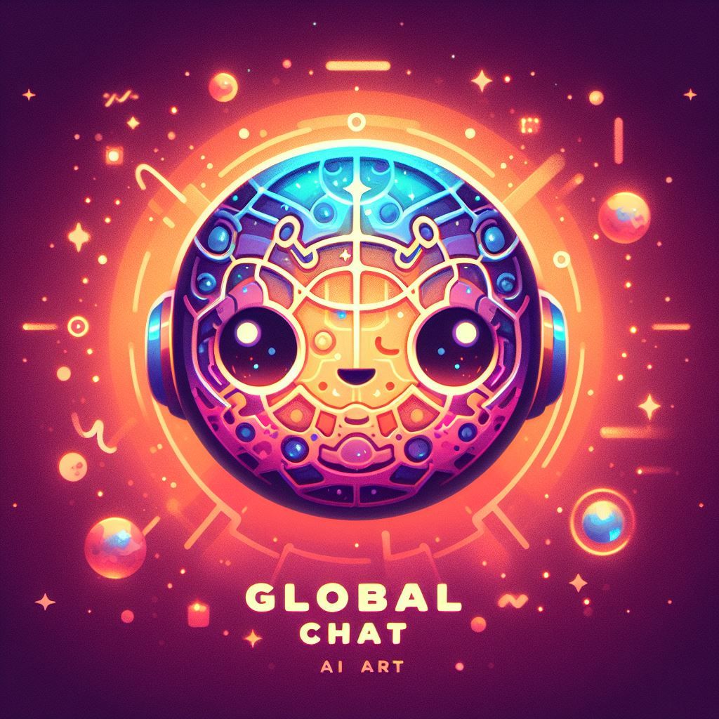 Global Chat powerful logo - AI Generated Artwork - NightCafe Creator