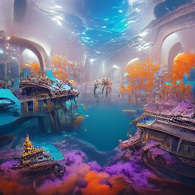 Underwater utopia - AI Generated Artwork - NightCafe Creator
