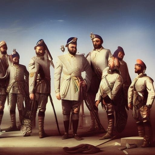 Sultan Ibrahim, Naples, tv set faces, Soldiers, high definition ...