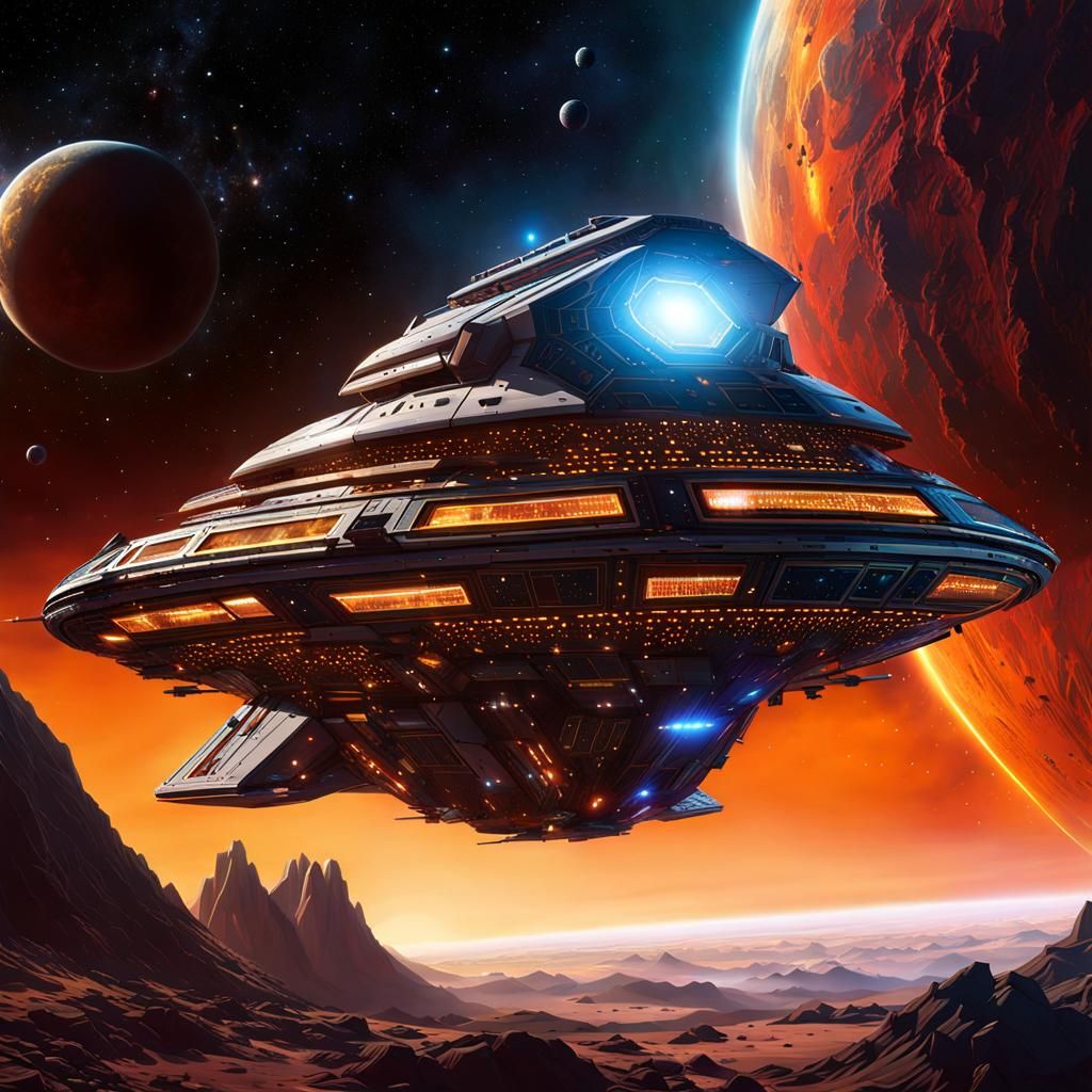 Space destroyer - AI Generated Artwork - NightCafe Creator