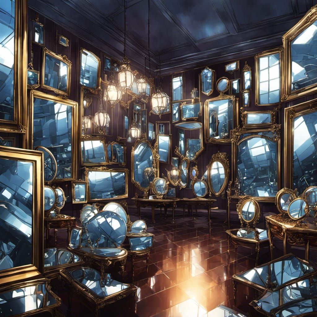 A Room Full Of Random Mirrors, Anime by artist "MAPPA", Deep Color ...