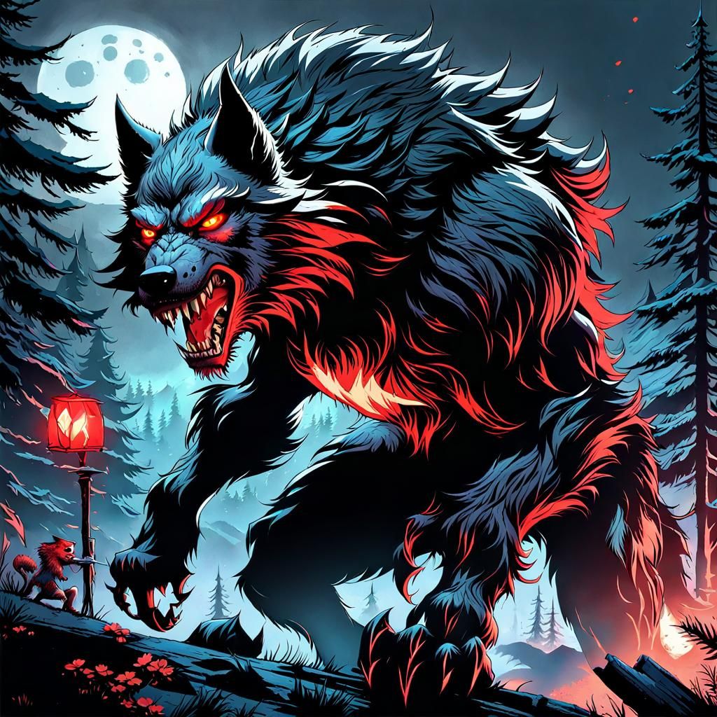werewolf - AI Generated Artwork - NightCafe Creator