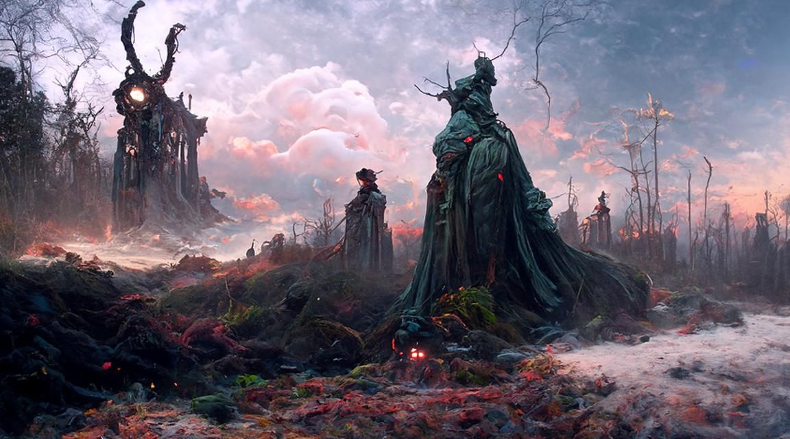 The Devil has an agenda, by Caspar David Friedrich and Nekro, William ...