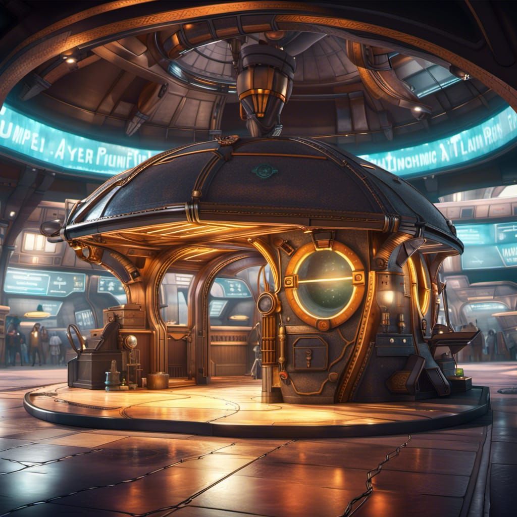 Teleportation Pod v2.0 - AI Generated Artwork - NightCafe Creator