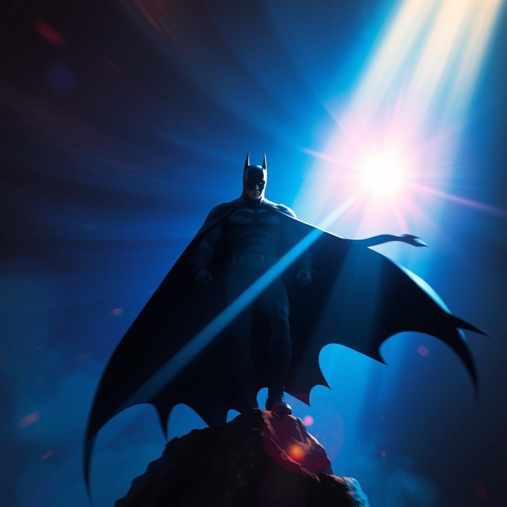 Batman monochromatic, underground comix, airbrush art, lovecraftian ...