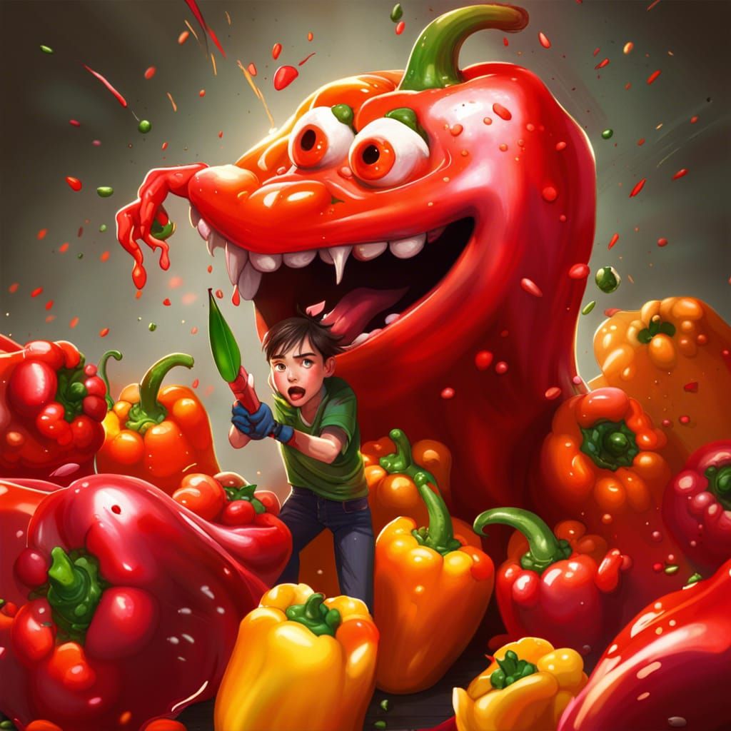 pepper monster - AI Generated Artwork - NightCafe Creator