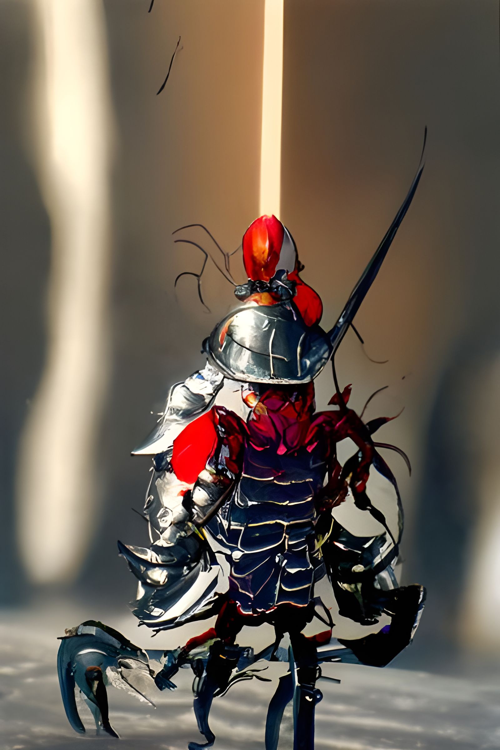 Lobster Knight - AI Generated Artwork - NightCafe Creator