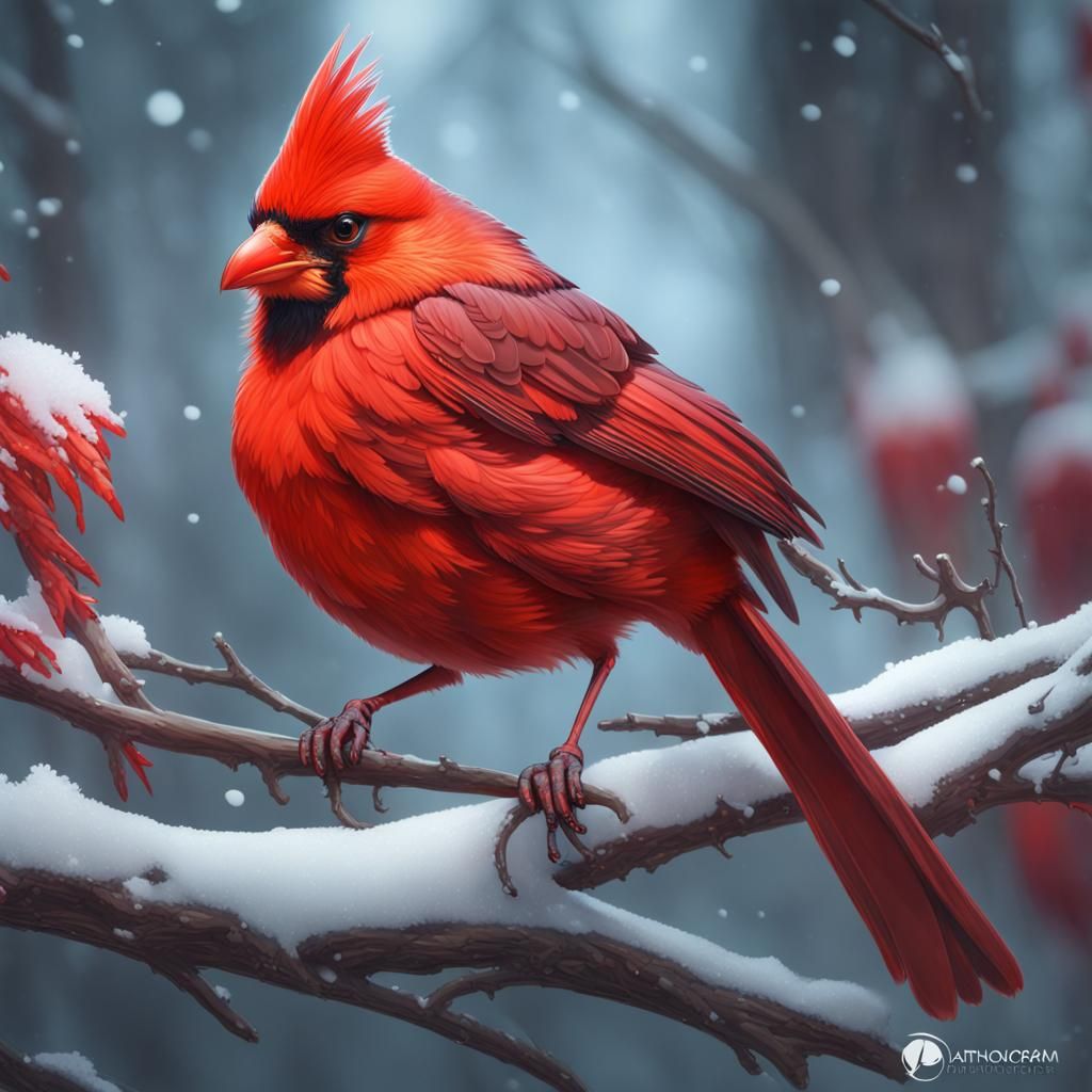 cardinal - AI Generated Artwork - NightCafe Creator