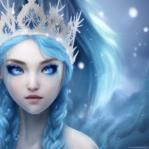 Snow princes - AI Generated Artwork - NightCafe Creator
