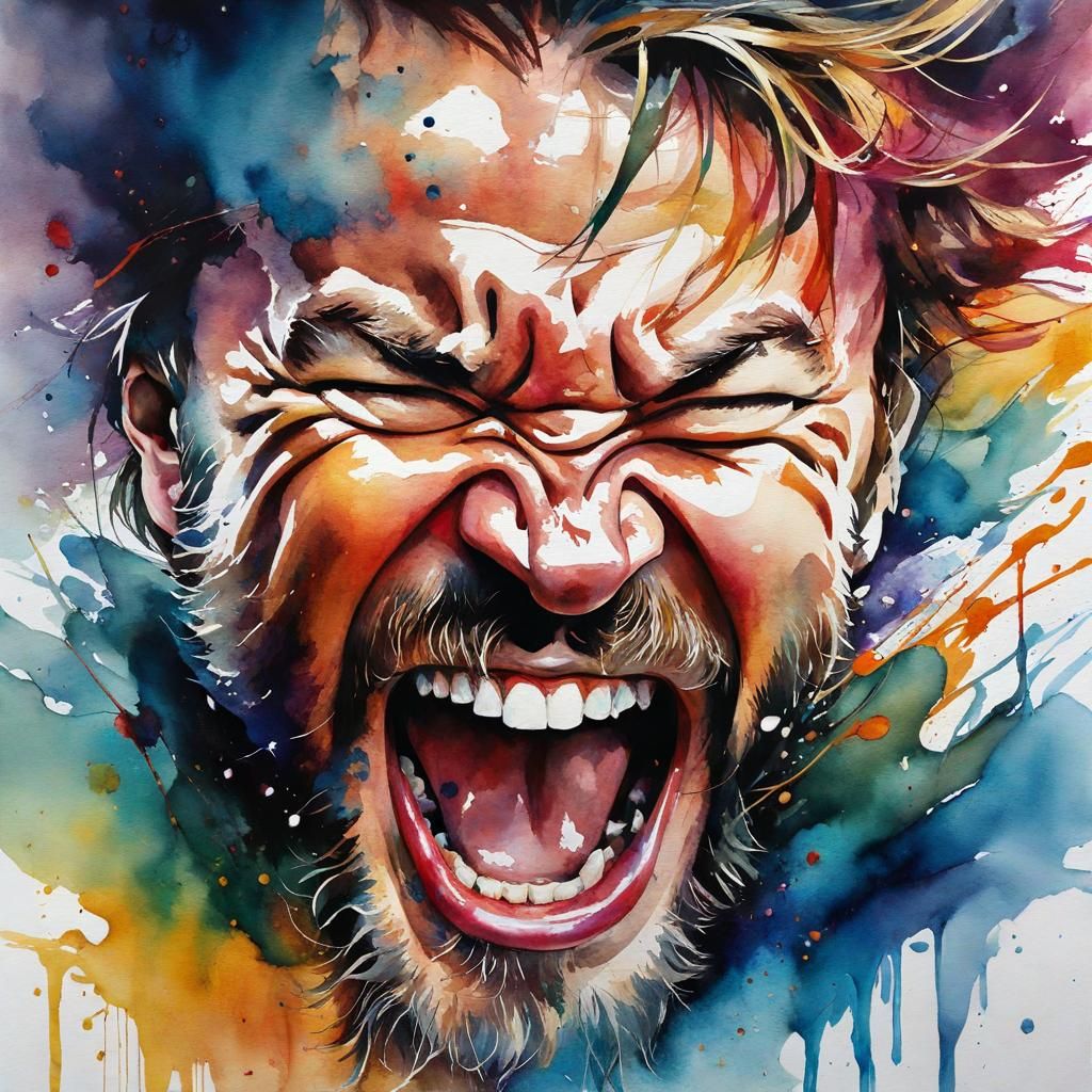 Frustrated and angry - AI Generated Artwork - NightCafe Creator