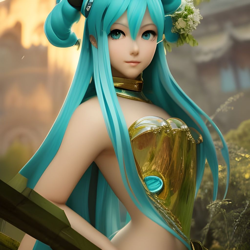 Hatsune Miku 170 - AI Generated Artwork - NightCafe Creator