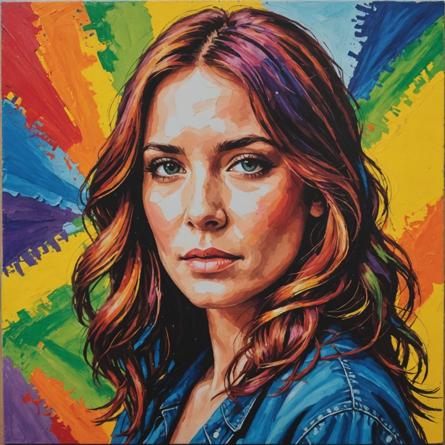 Oil pastels meet paint! - Vibrant Oil Pastel Masterpiece wi...