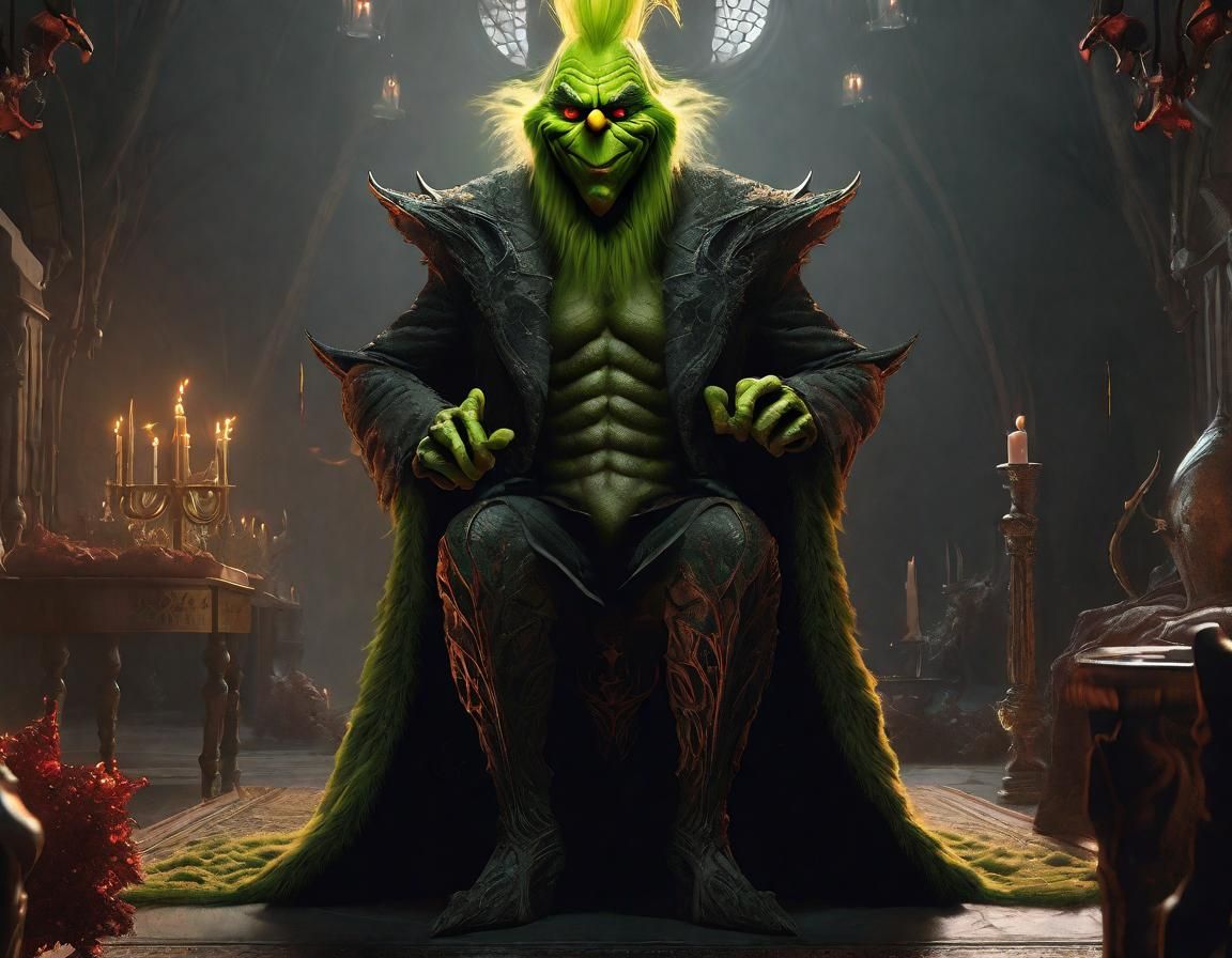 Dark Grinch - AI Generated Artwork - NightCafe Creator