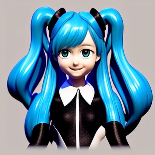 Hatsune Miku - AI Generated Artwork - NightCafe Creator
