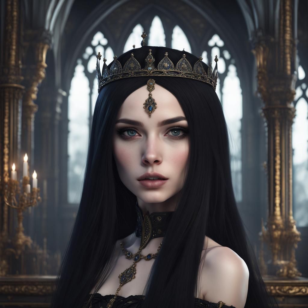 Gothic Queen - AI Generated Artwork - NightCafe Creator