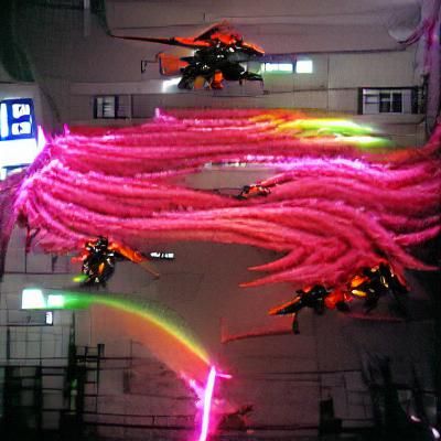neon rainbow hellzone - AI Generated Artwork - NightCafe Creator