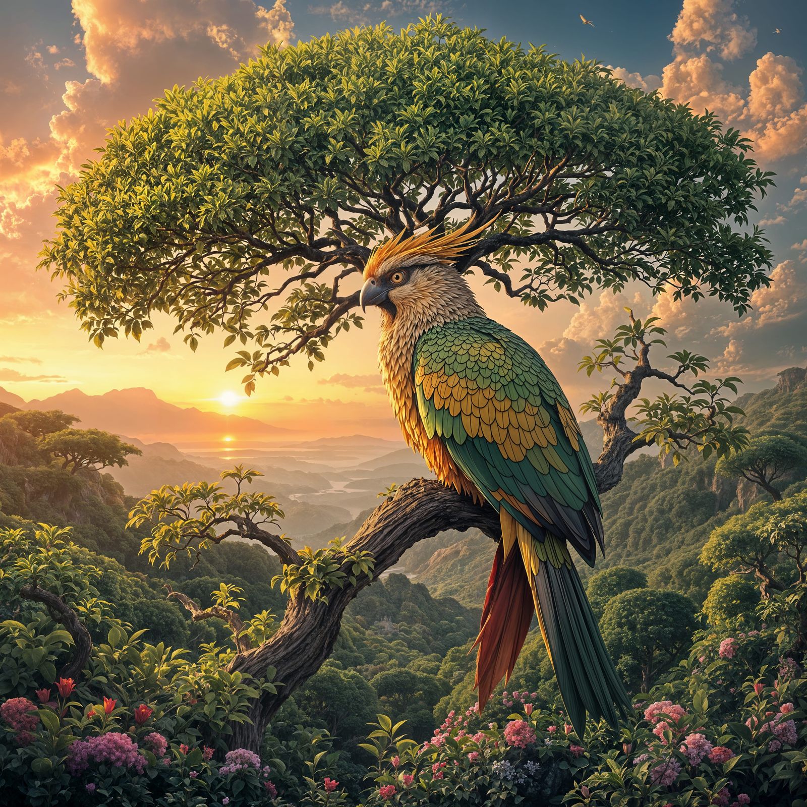 Mango Tree & Bird - Mango Tree & Bird