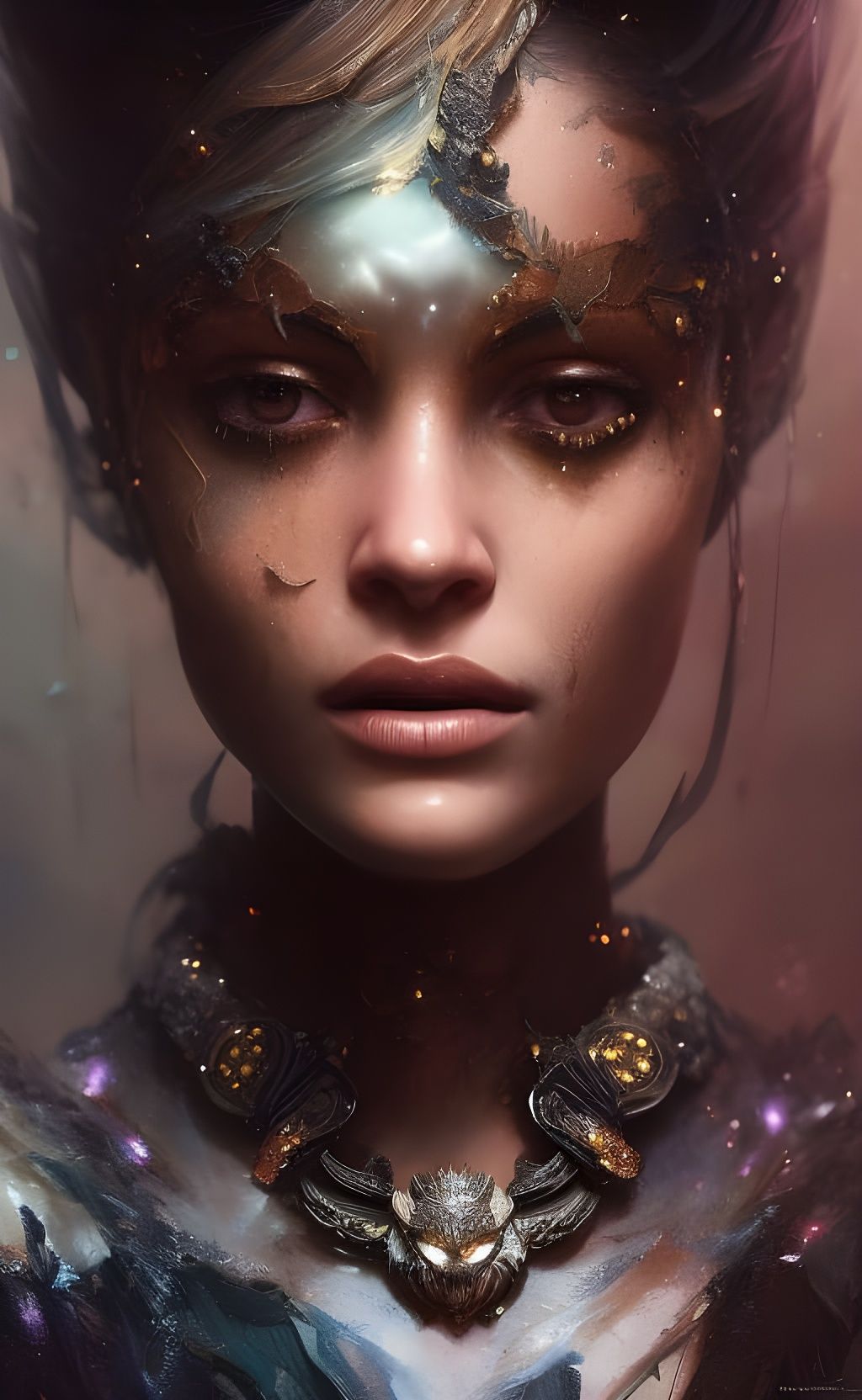 Goddess from outer space - AI Generated Artwork - NightCafe Creator