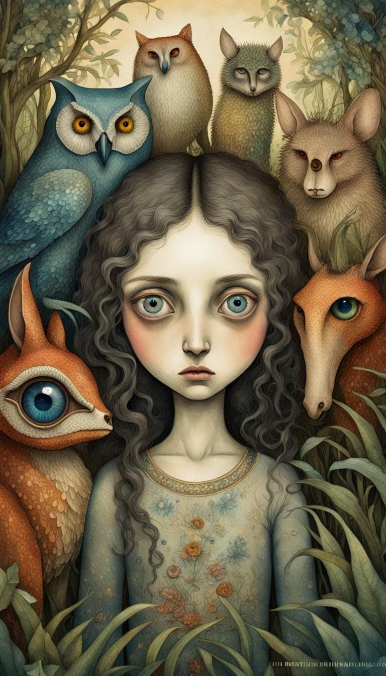 HER EYES - A FAERIE TALE 2 - AI Generated Artwork - NightCafe Creator