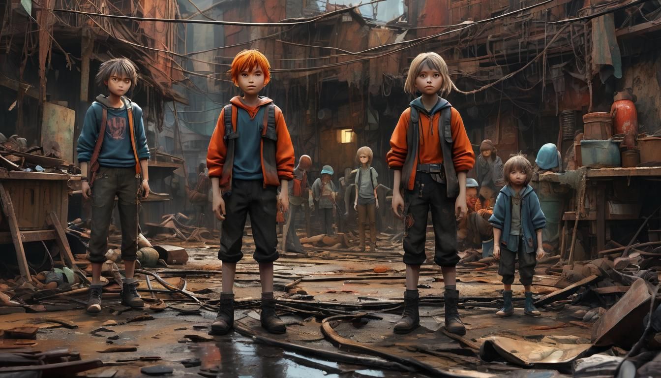 "Waifs of the Apocalypse" - Scheme based on the series called "Arcane ...