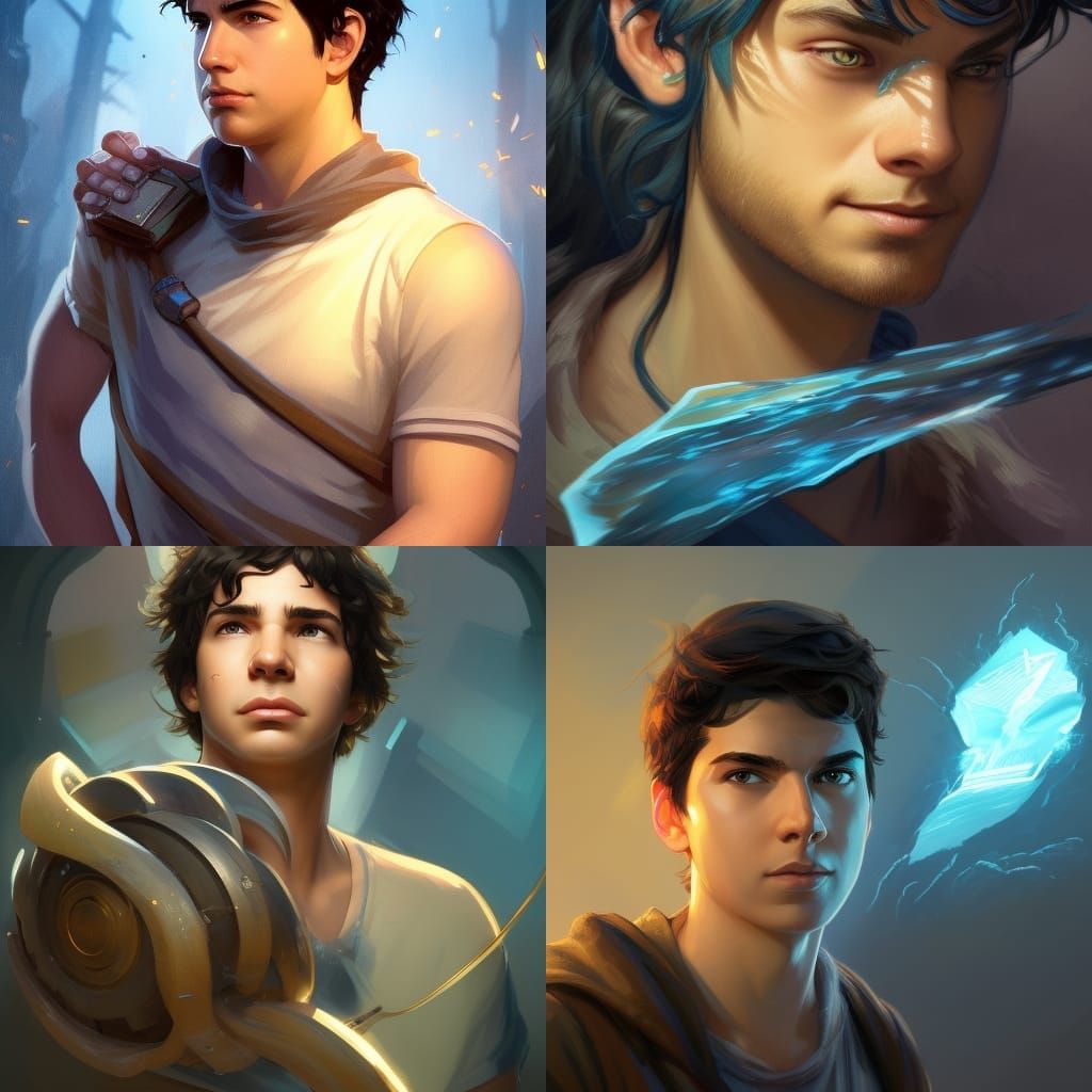 Percy Jackson - AI Generated Artwork - NightCafe Creator