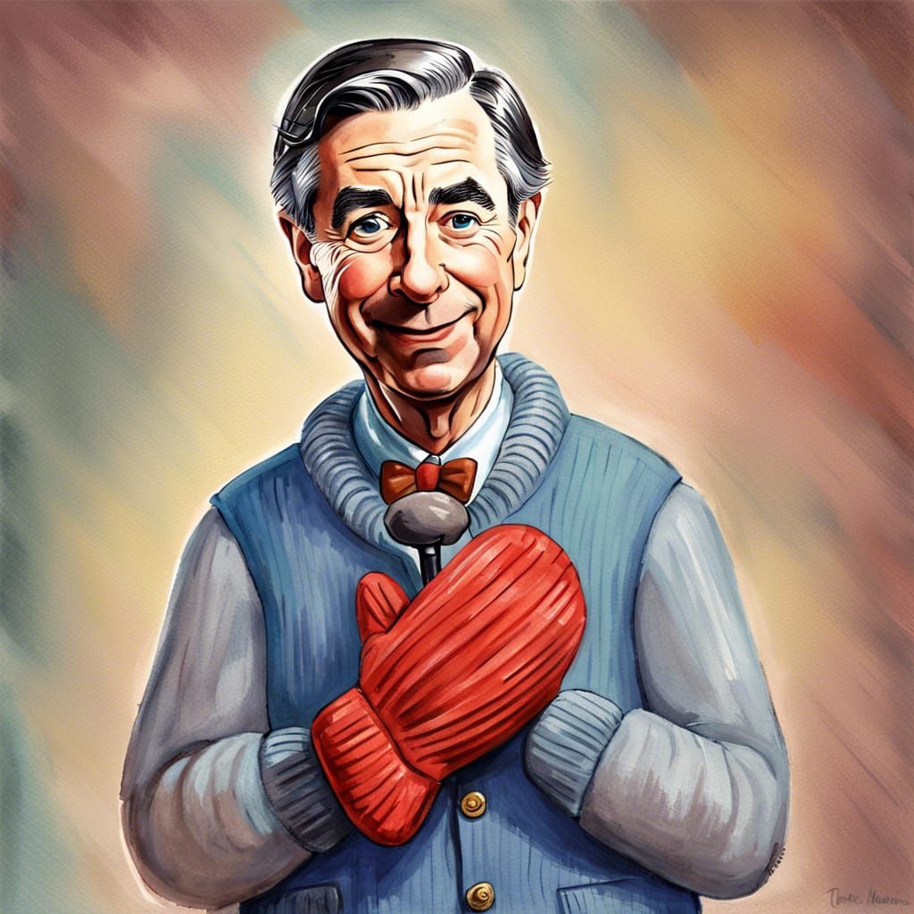 Fred Rogers - Mr. Rodger’s Neighborhood - AI Generated Artwork ...