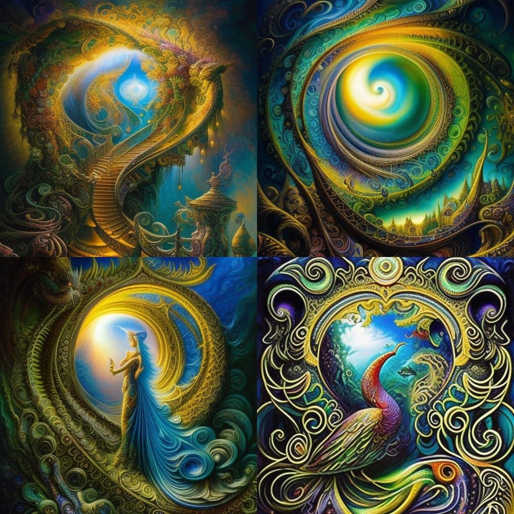 a beautiful pattern of a swirling textured design josip csoor josephine ...