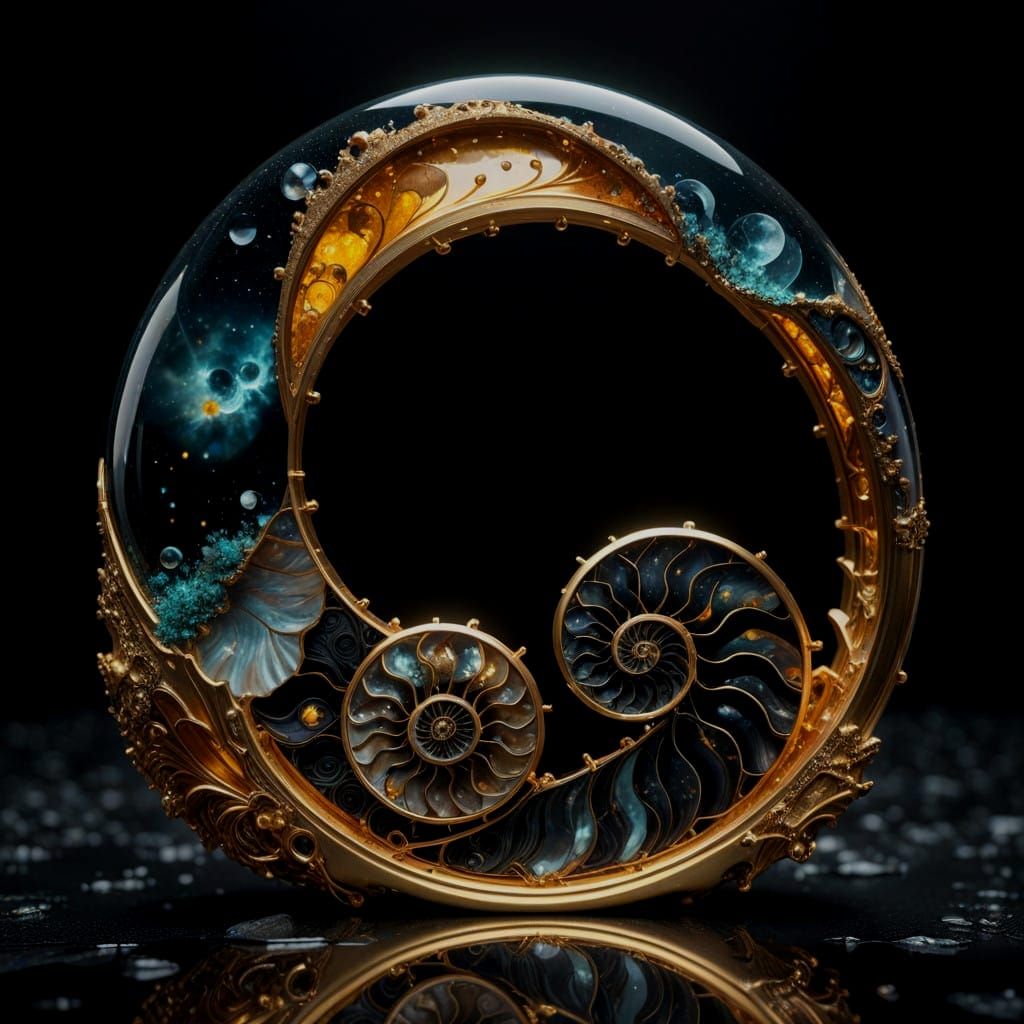 Star Gate - Surreal Cosmic Geode Reveals Ancient Star Gate