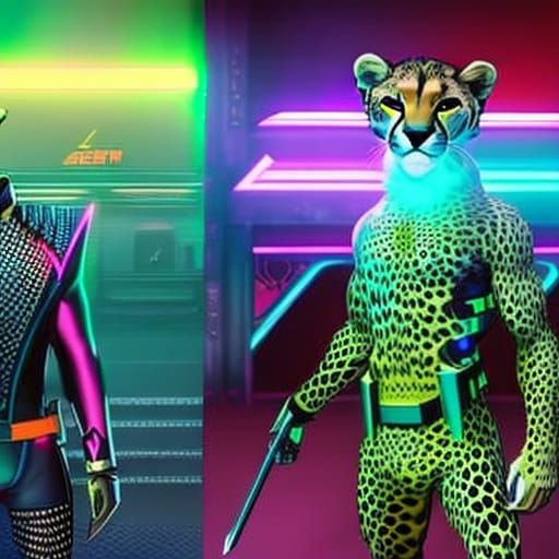 furry anthropomorphic lean male gay cheetah, together with furry ...