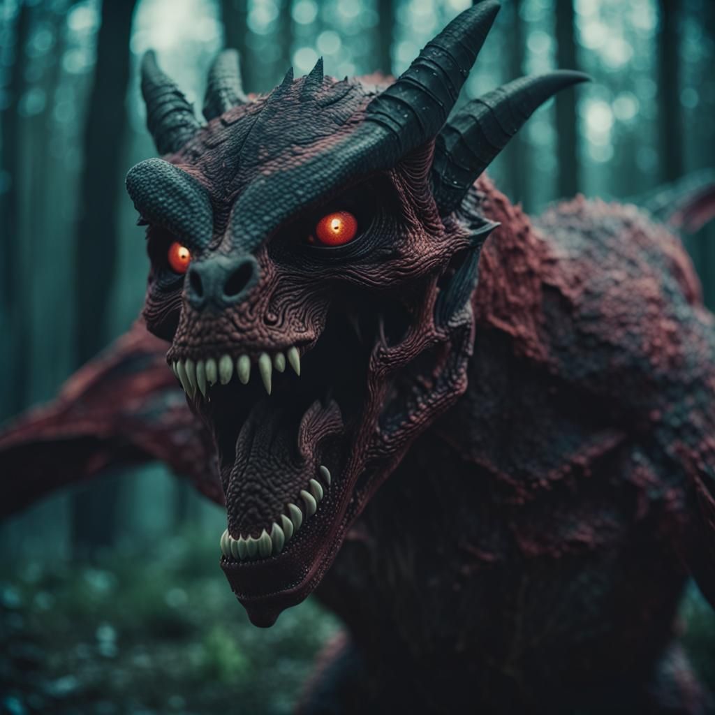 The world full of demons - AI Generated Artwork - NightCafe Creator