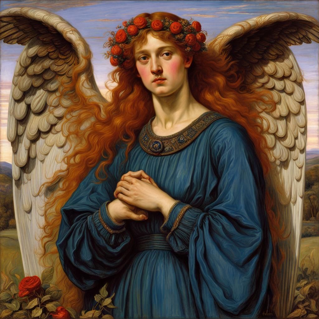 the angel by William Holman Hunt, John Everett Millais, Dante Gabriel ...