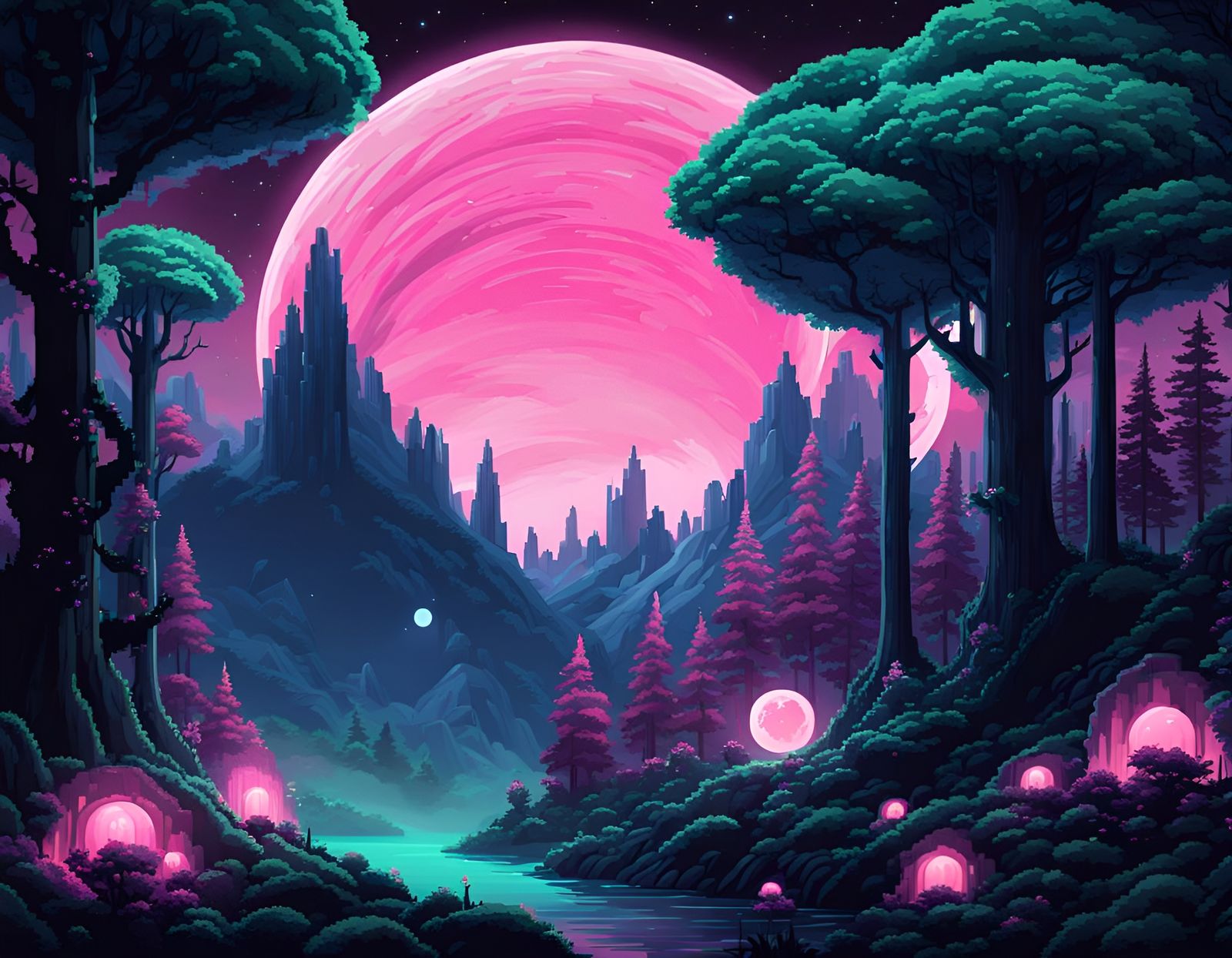 a pixel dream - AI Generated Artwork - NightCafe Creator