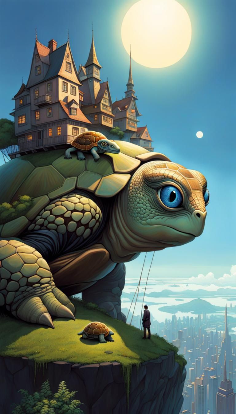 The House That Turtle Built - AI Generated Artwork - NightCafe Creator