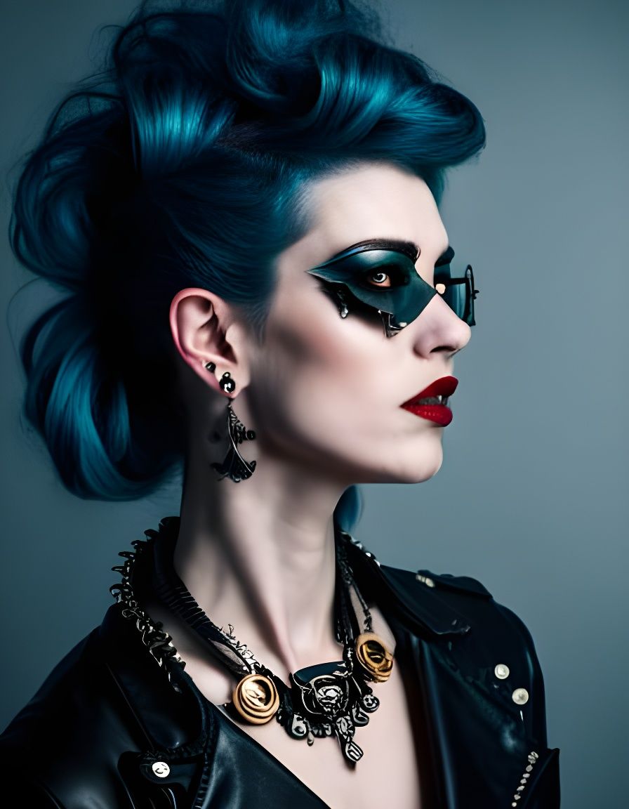 rococopunk - Matte Portrait - AI Generated Artwork - NightCafe Creator