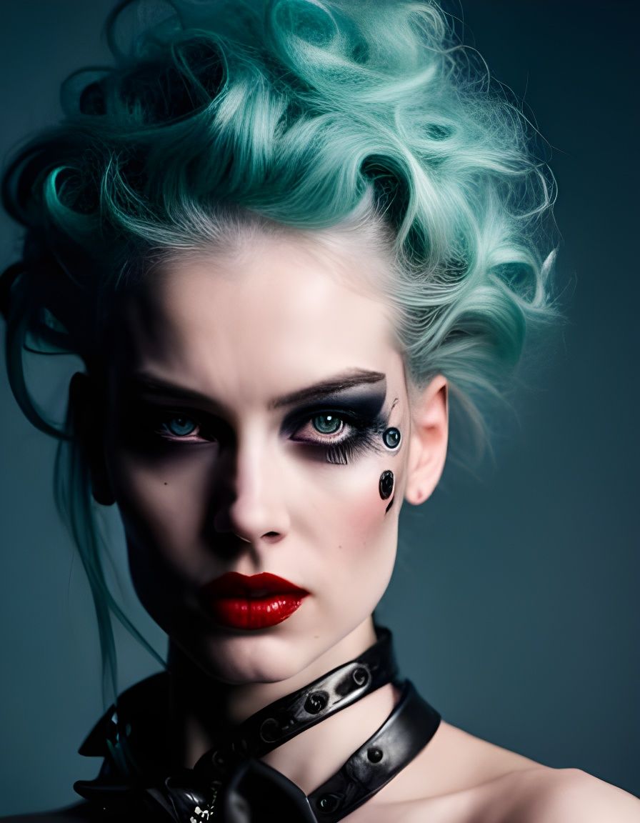 rococopunk - Matte Portrait - AI Generated Artwork - NightCafe Creator