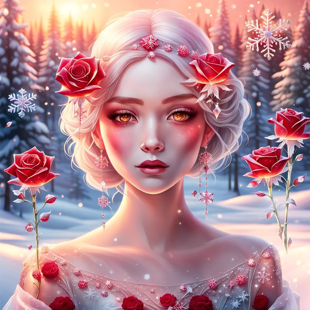 Red Rose - AI Generated Artwork - NightCafe Creator