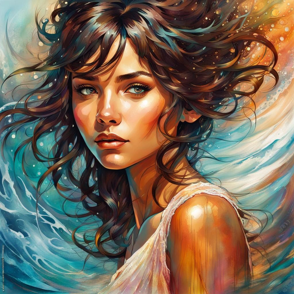 Water Wizardry - AI Generated Artwork - NightCafe Creator