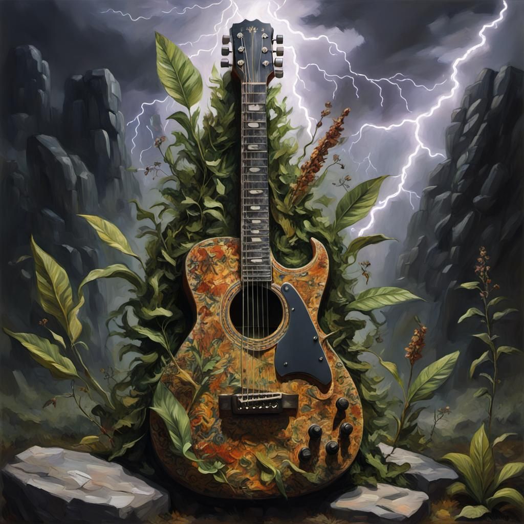 Guitar - AI Generated Artwork - NightCafe Creator