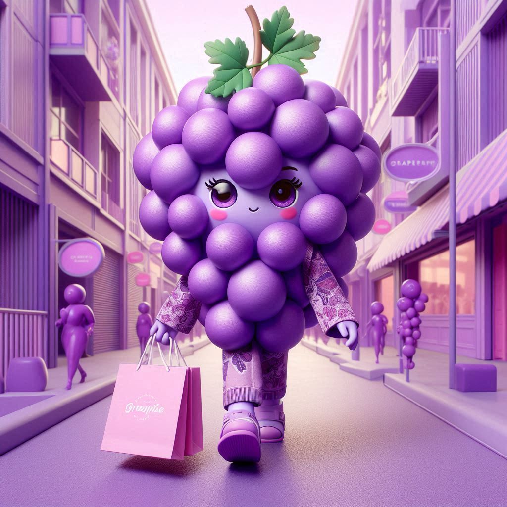 Little Grape in the Big City - AI Generated Artwork - NightCafe Creator