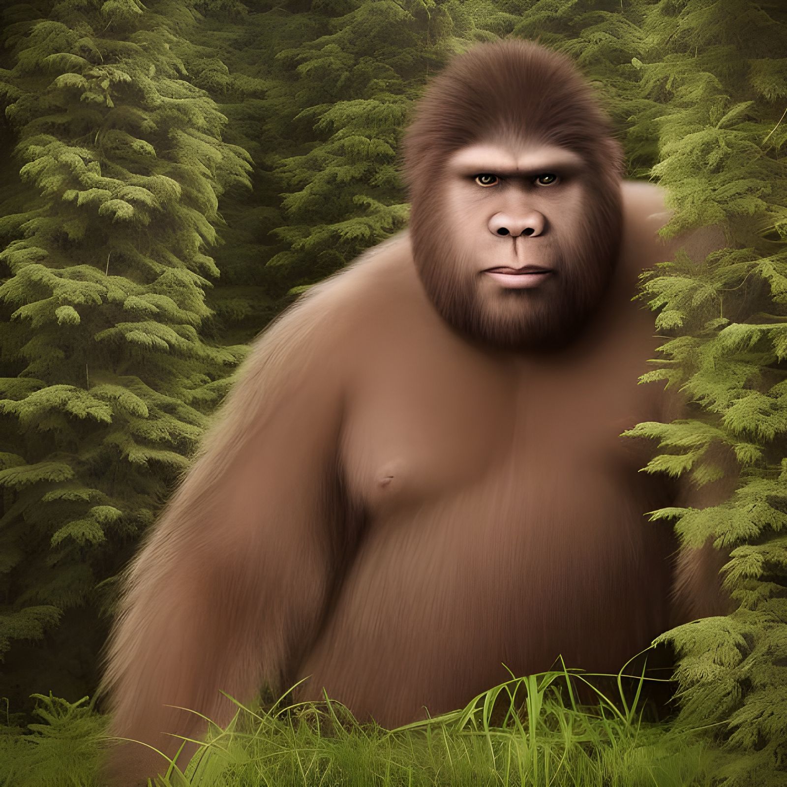 Don't Mess With Bigfoot - AI Generated Artwork - NightCafe Creator