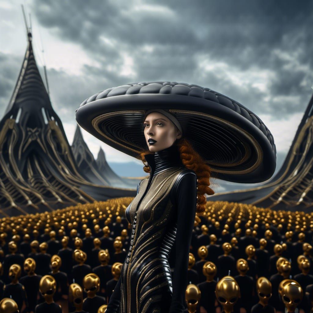 Alien fashion shooting - AI Generated Artwork - NightCafe Creator