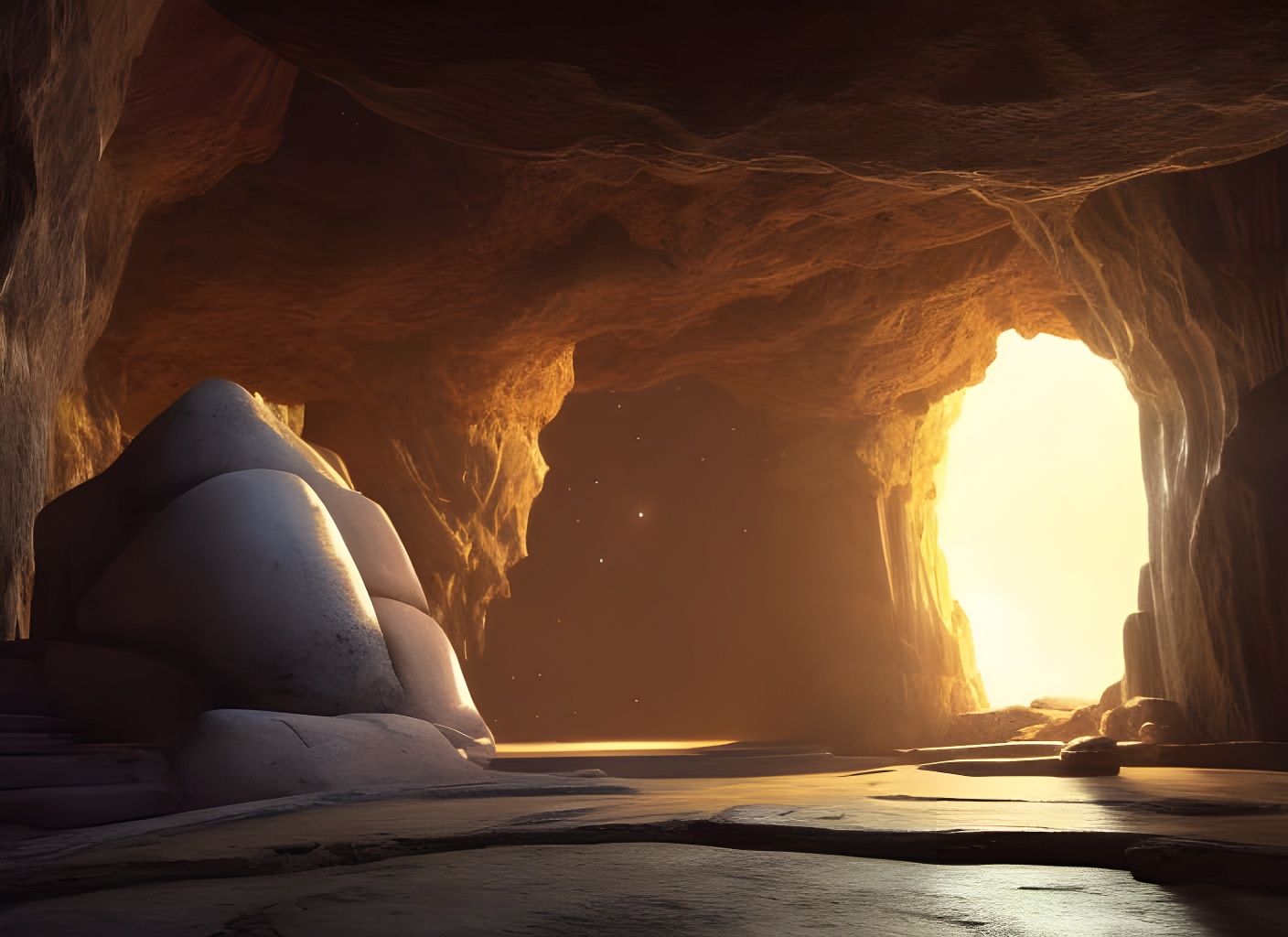 Secret caves 2 - AI Generated Artwork - NightCafe Creator